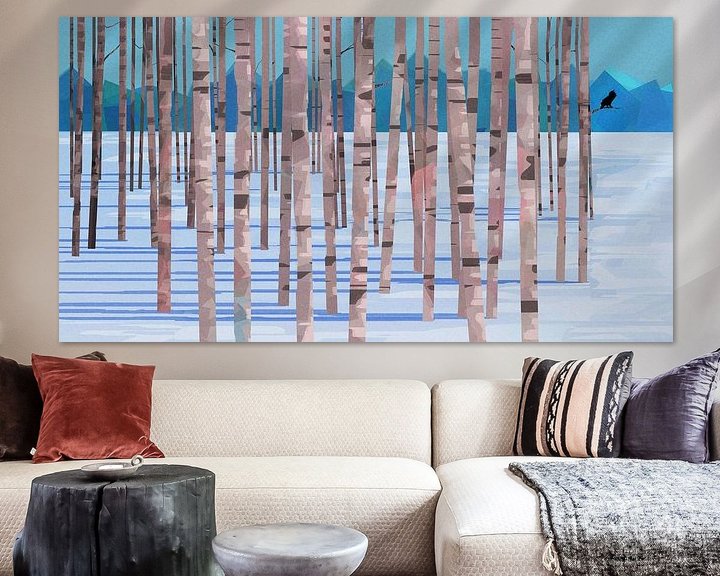 Ravenzang van Thomas Dijkstra op canvas, behang en meer