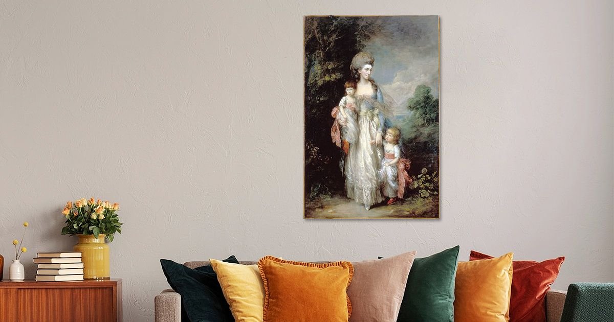 Mrs Elizabeth Moody with her sons Samuel and Thomas, Thomas ...