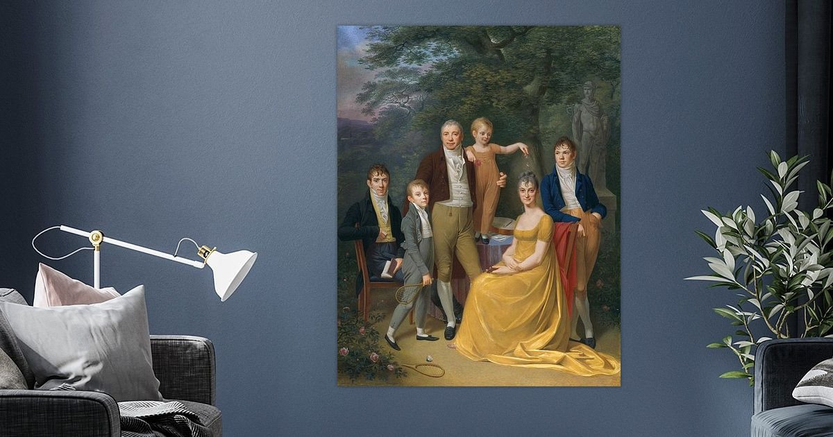 Familienporträt, Caspar David Friedrich ArtFrame, Leinwand, Poster und ...