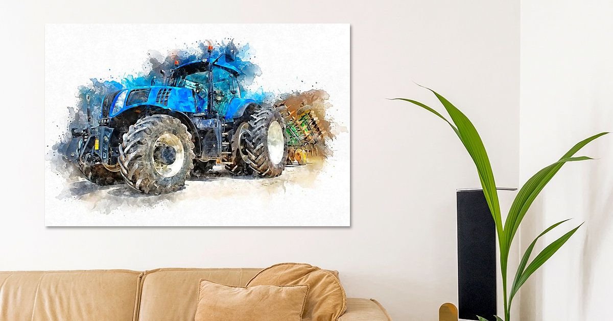 Trekker van Peter Roder op canvas, behang en meer