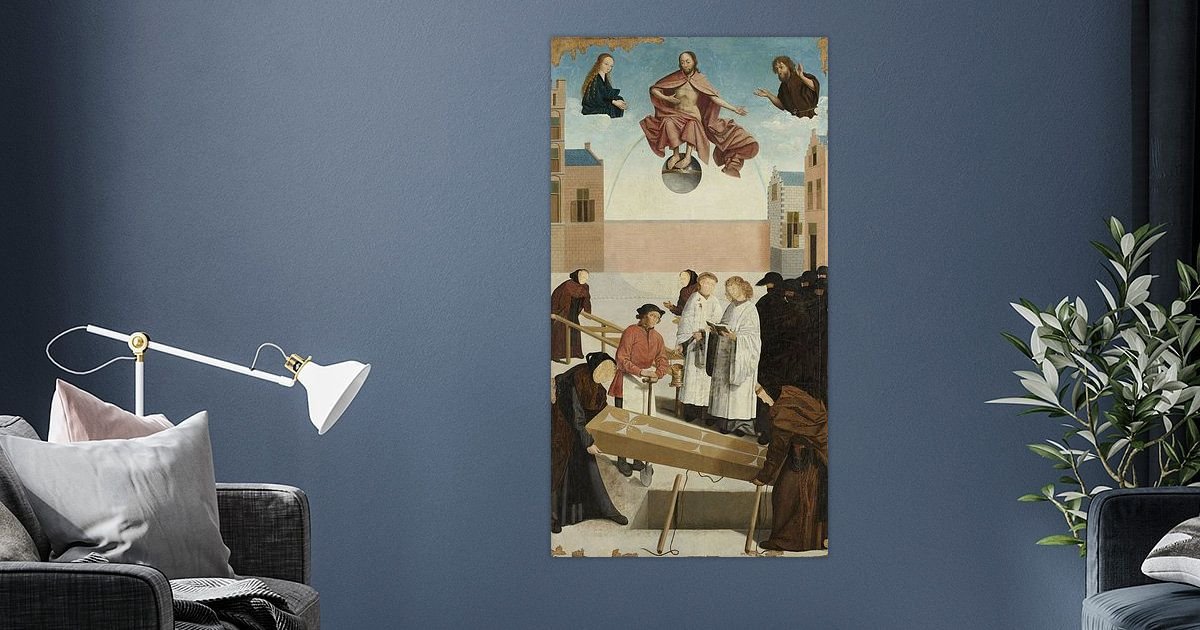 De zeven werken van barmhartigheid (deel 4), Meester van Alkmaar op ...