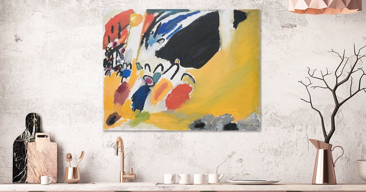 Impressions III (concert), Wassily Kandinsky on canvas, poster ...