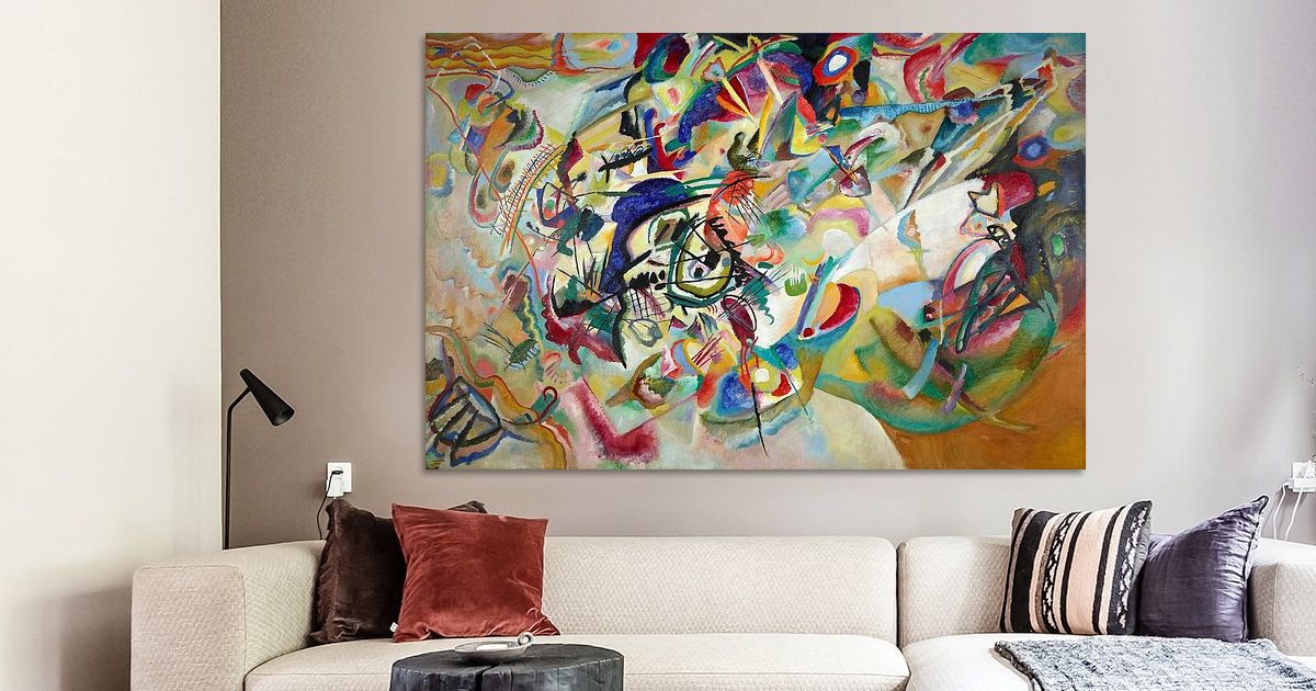 Komposition VII, Wassily Kandinsky ArtFrame, Leinwand, Poster und mehr ...