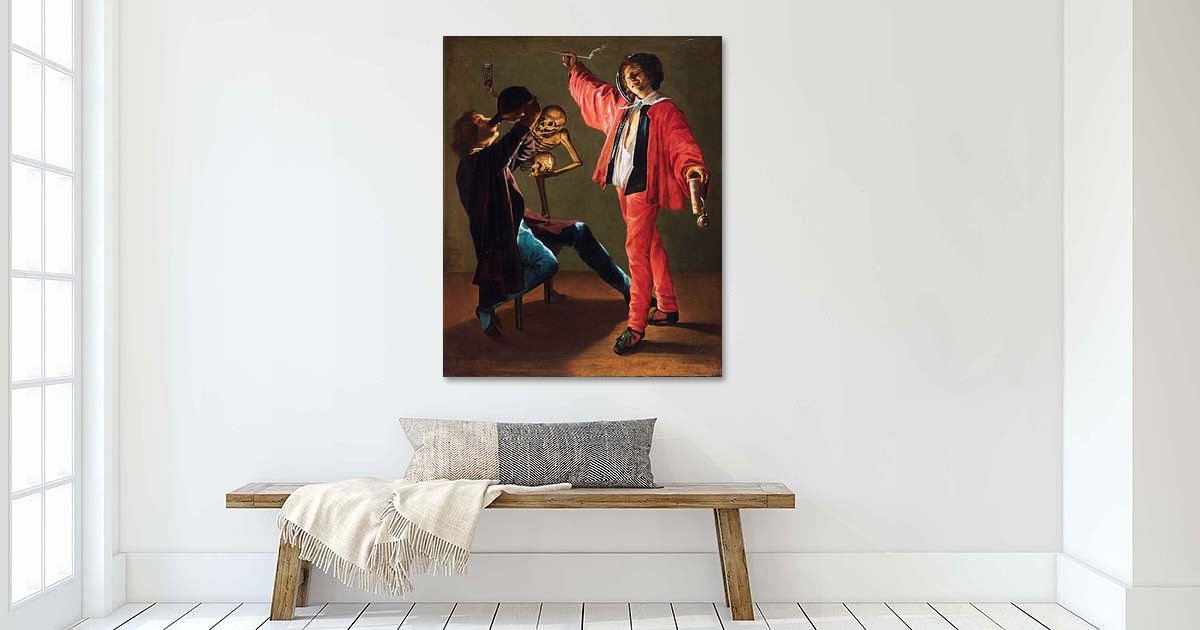 The Last Drop (The Gay Cavalier), Judith Leyster on canvas, poster ...
