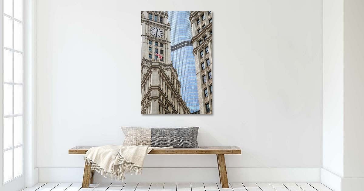 Chicago (gezien bij vtwonen) van Kees Korbee op canvas, behang en meer