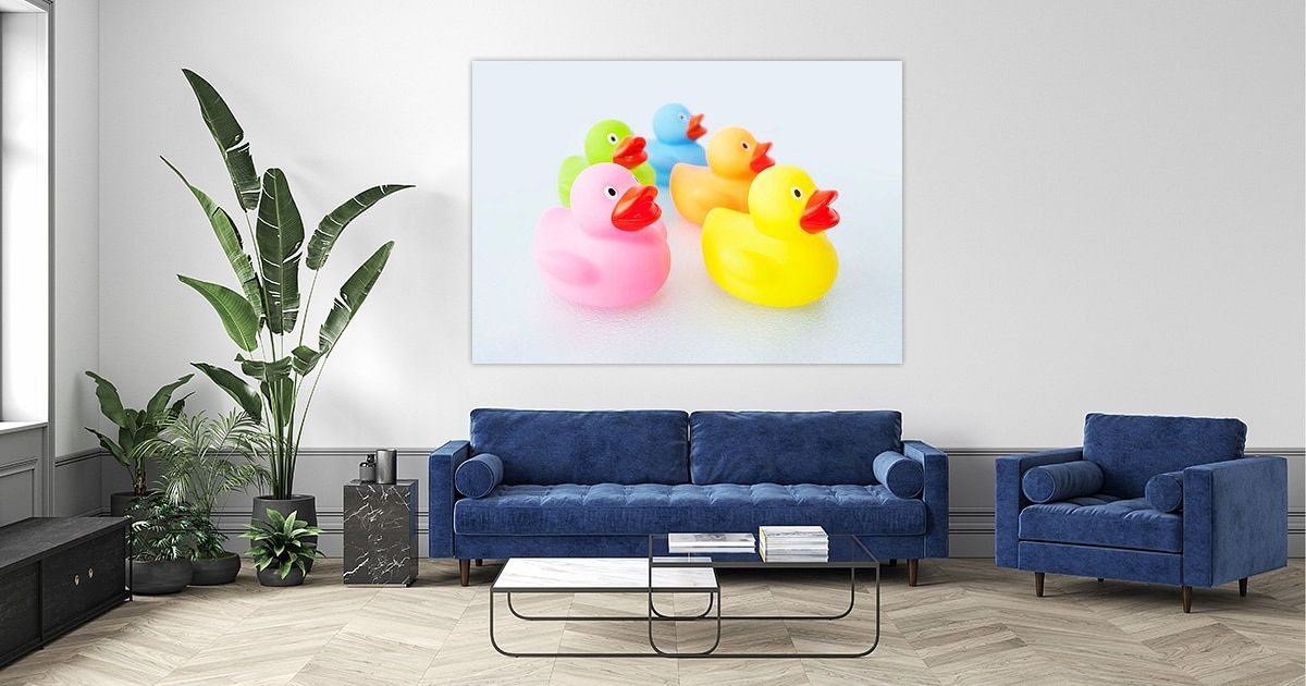 Badeendjes in vijf verschillende kleuren van Andrea Diepeveen-Loot op ...