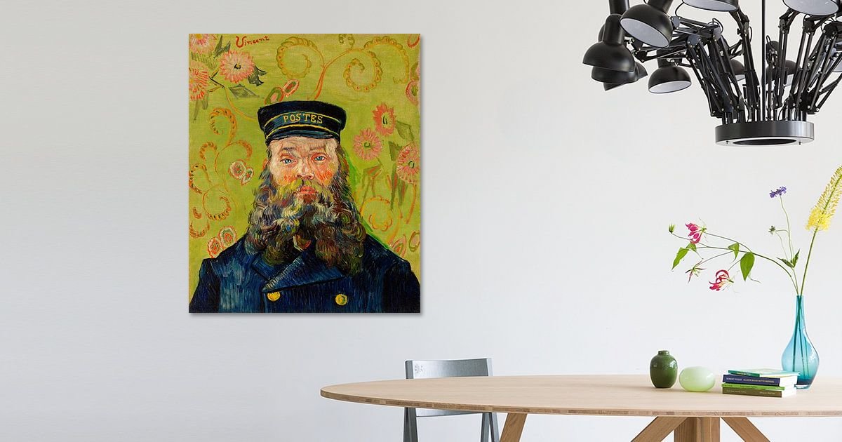 Le facteur (Joseph Roulin), Vincent Van Gogh | Art Heroes
