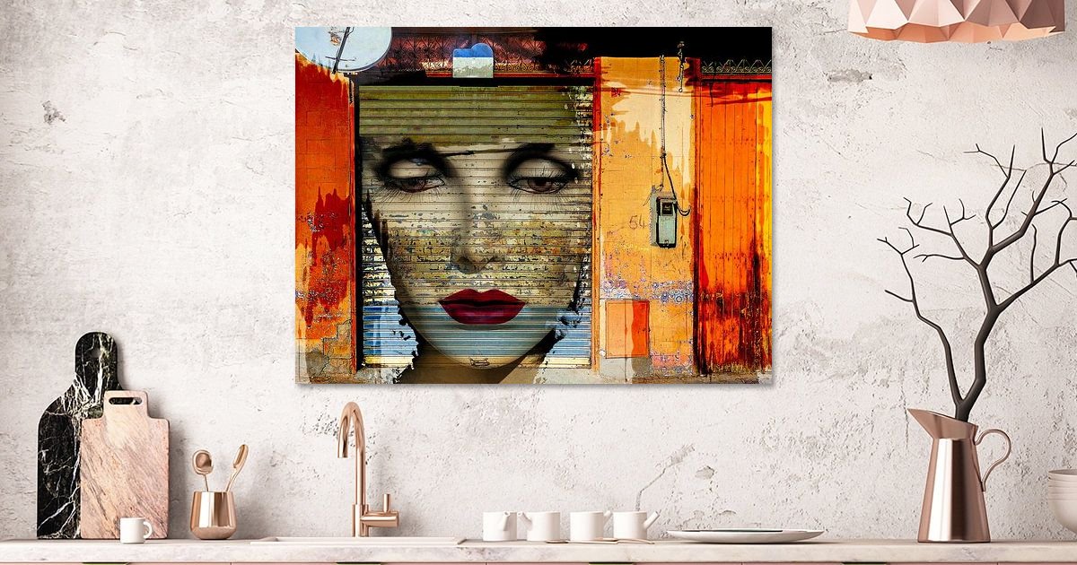 Inside the garage van Gabi Hampe op canvas, behang en meer