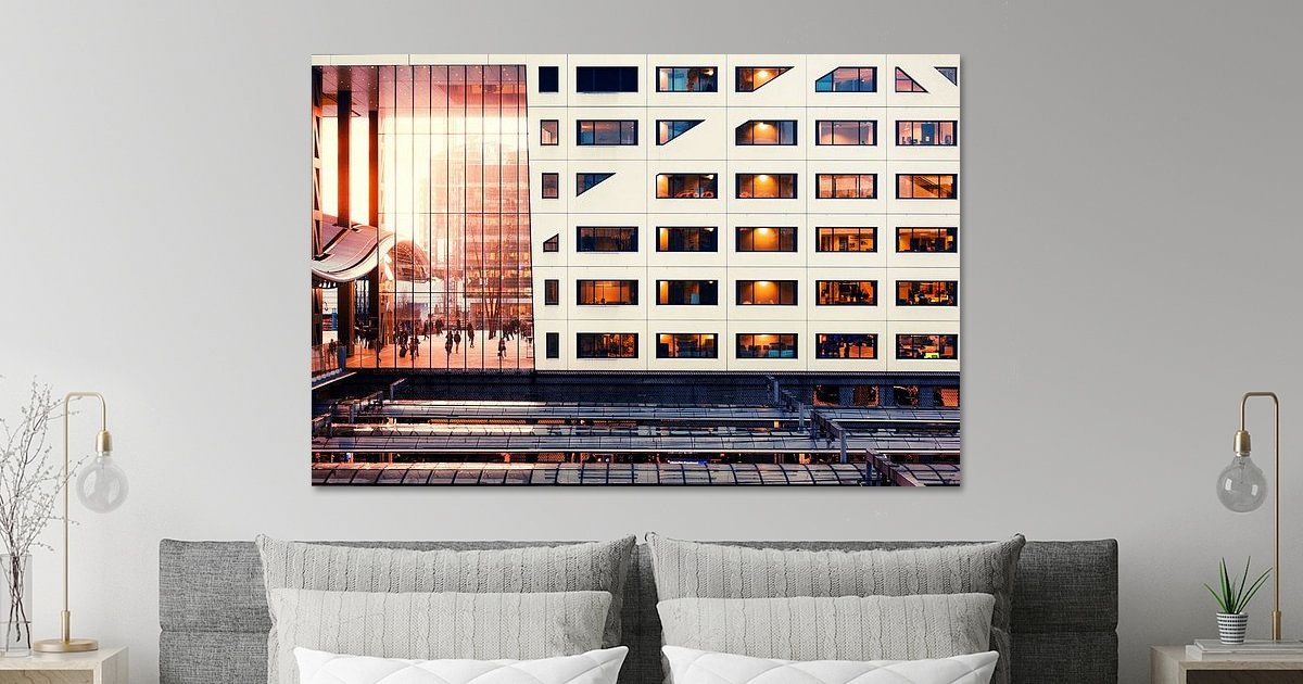 Terraria van Cho Tang op canvas, behang en meer