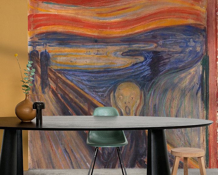 Edvard Munch. De schreeuw op canvas, behang, poster en meer