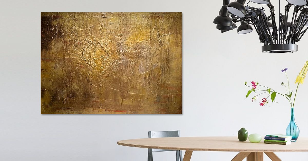 Wanddecoratie passend bij kleur Goud - Werk aan de Muur