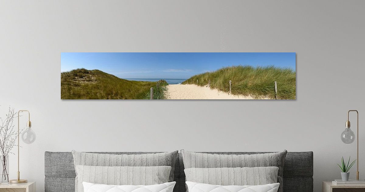 Pad door de duinen naar het strand. van Sjoerd van der Wal Fotografie ...