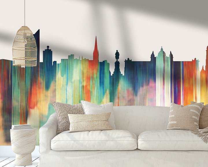Leipzig in a nutshell by Harry Hadders on canvas, poster, wallpaper and ...