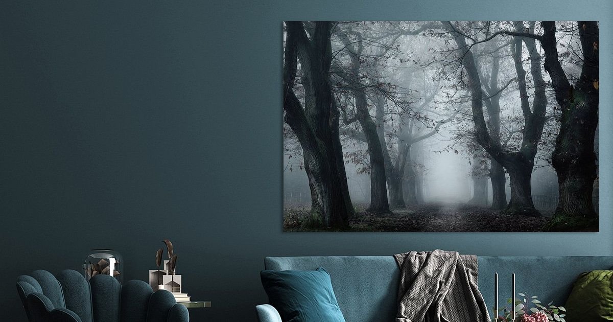 Creepy. van Inge Bovens op canvas, behang en meer