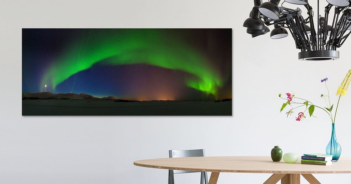 Noorderlicht van Roy Samuelsen op canvas, behang en meer