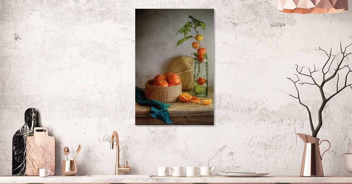 Still life with Clementines, Mandy Disher by 1x on canvas, poster ...