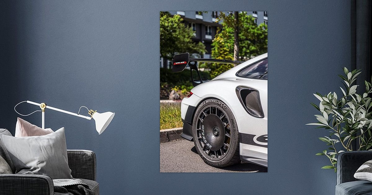 Porsche 911 GT2 RS Manthey Racing by Bas Fransen on canvas, poster ...