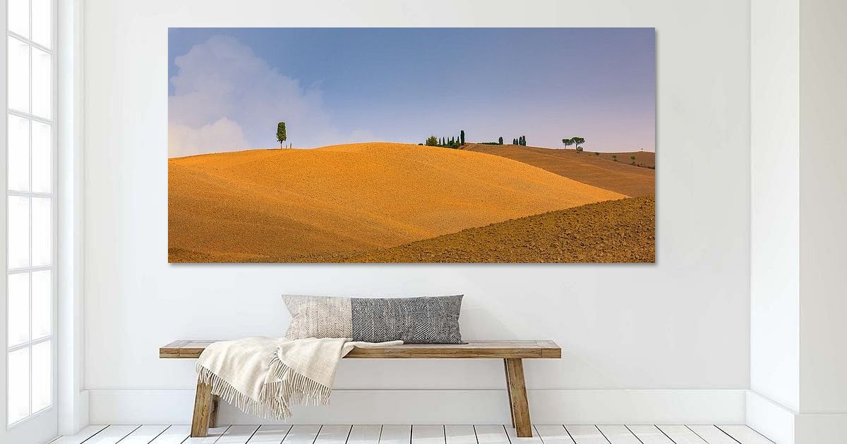 Cypress trees in the Crete Senesi in Tuscany by Henk Meijer Photography ...