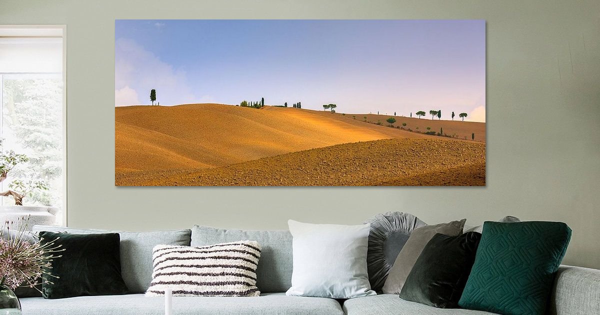 Cypress trees in the Crete Senesi in Tuscany by Henk Meijer Photography ...