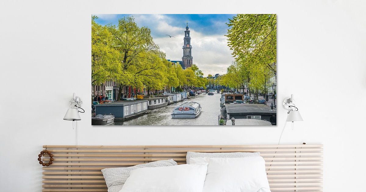 The Westertoren in Amsterdam by Ivo de Rooij on canvas, poster ...