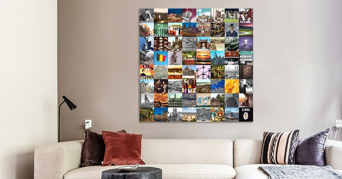 La Belgique typique - collage d'images du pays et de l'histoire par l ...