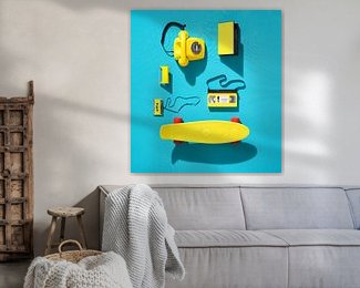 80's kind van Graham Forrester op canvas, behang en meer