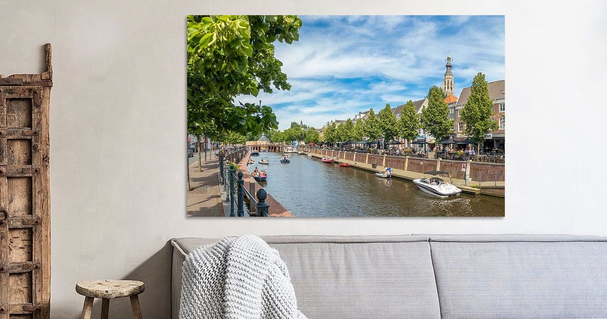 Breda Haven van I Love Breda op canvas, behang en meer