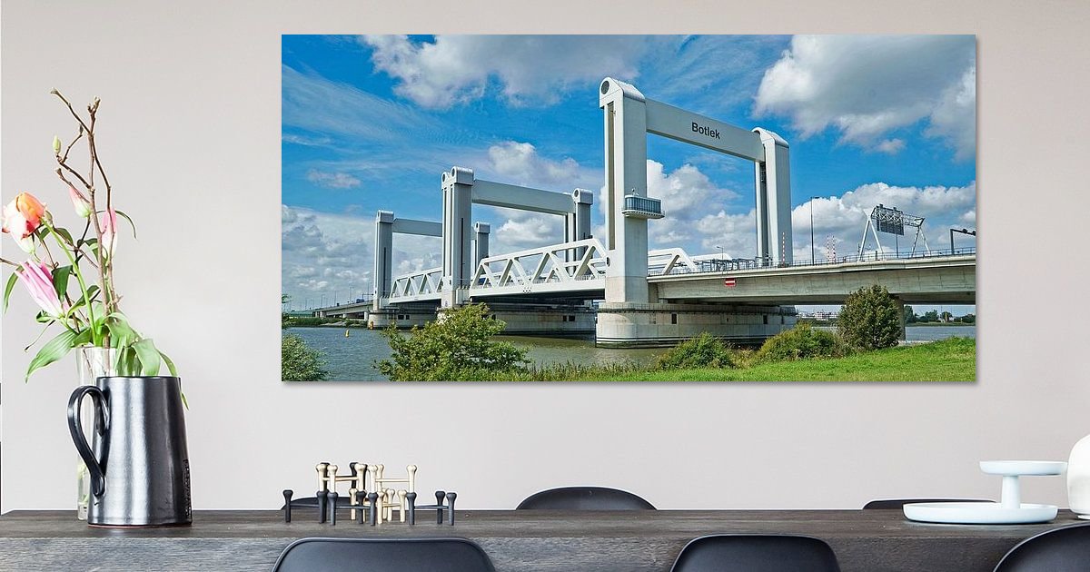 The Botlek Bridge over the Oude Maas at Hoogvliet/Rotterdam by Gert van ...