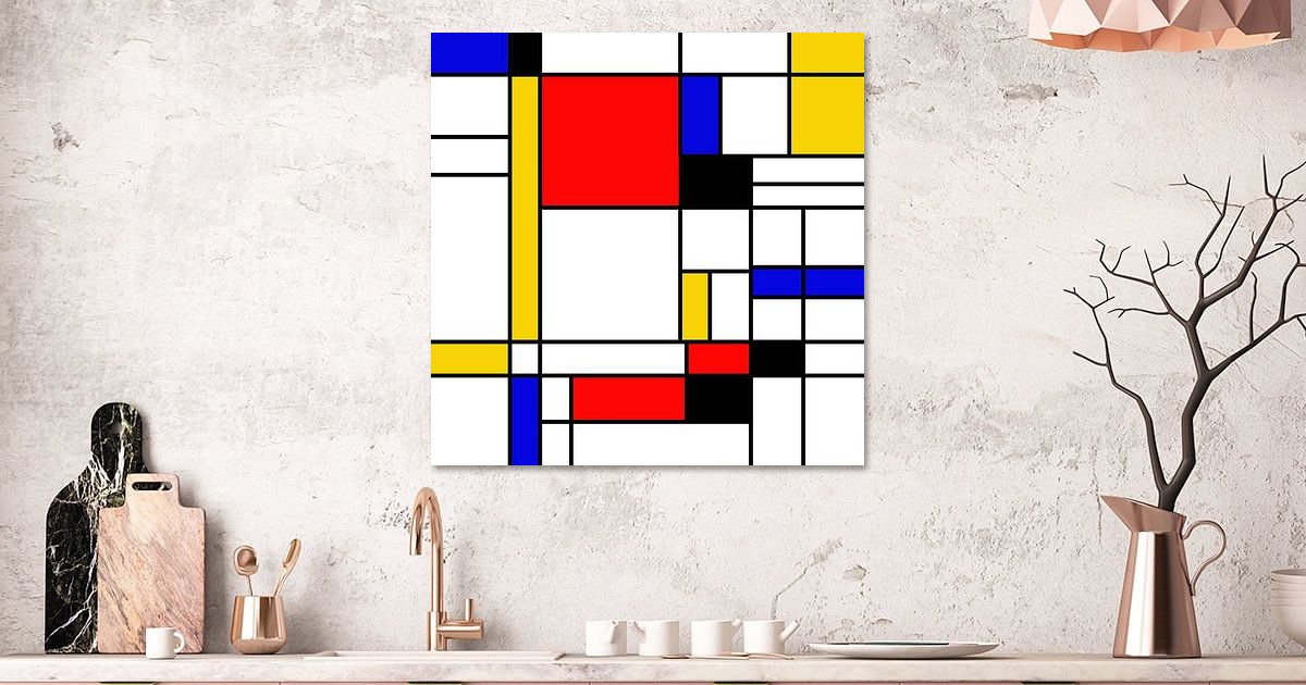 Mondrian Wallpaper