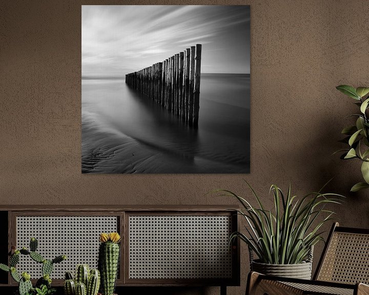 Mono Square Series VII van Insolitus Fotografie op canvas, behang en meer