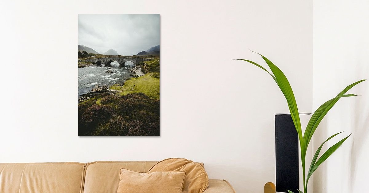 Ruw water van Munich Art Prints op canvas, behang en meer