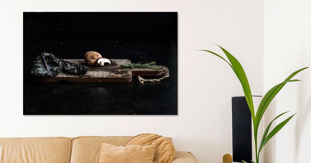 Minimalistic food still life by Alexander Tromp on canvas, poster ...