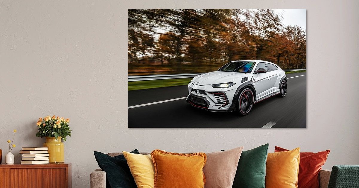 Lamborghini Urus Mansory Venatus by Bas Fransen on canvas, poster ...