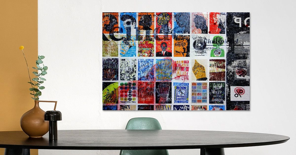 Mooie collage kunstwerken kopen? | Werk aan de Muur
