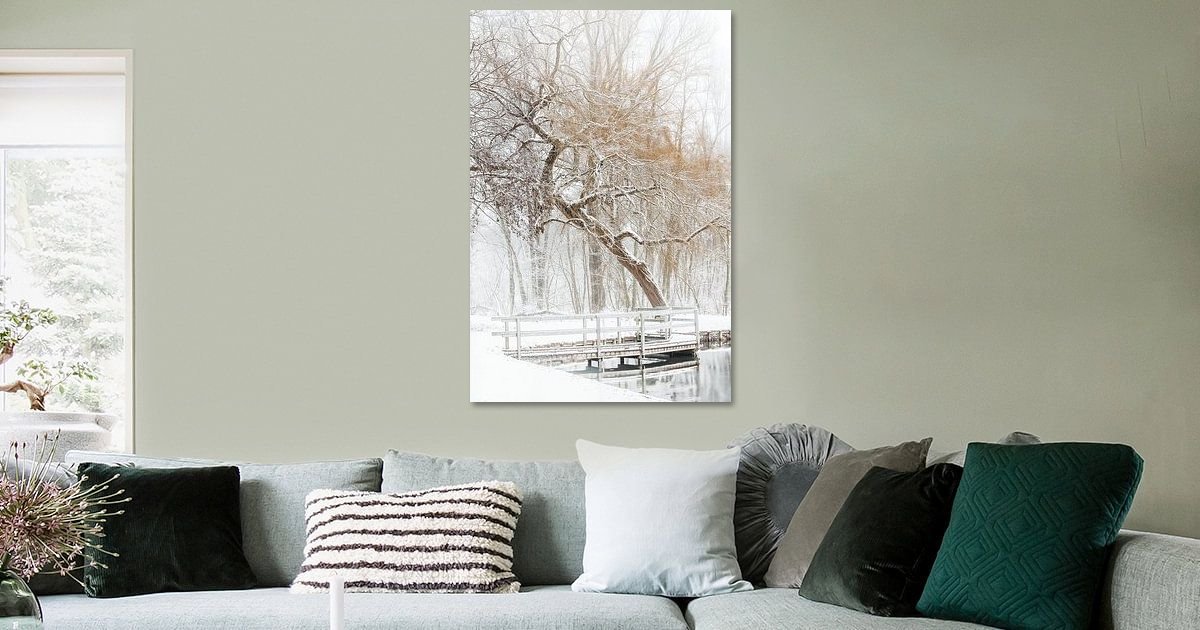 Winter van Ingrid Van Damme fotografie op canvas, behang en meer