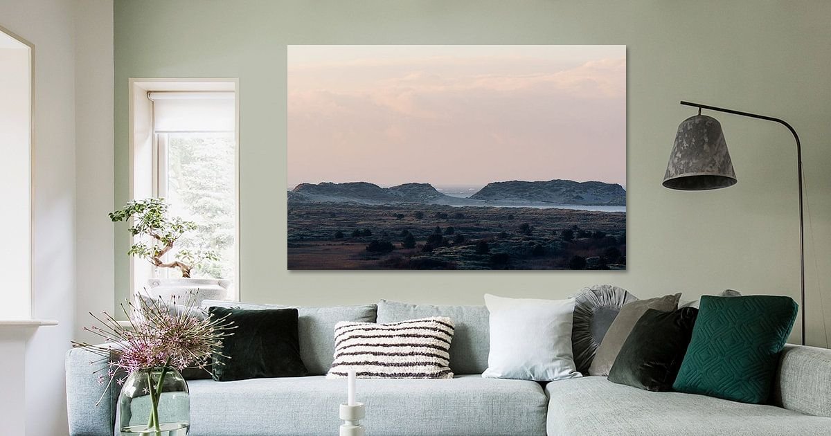 View of the Noordsvaarder and the dunes from the Seinpaal dune on ...