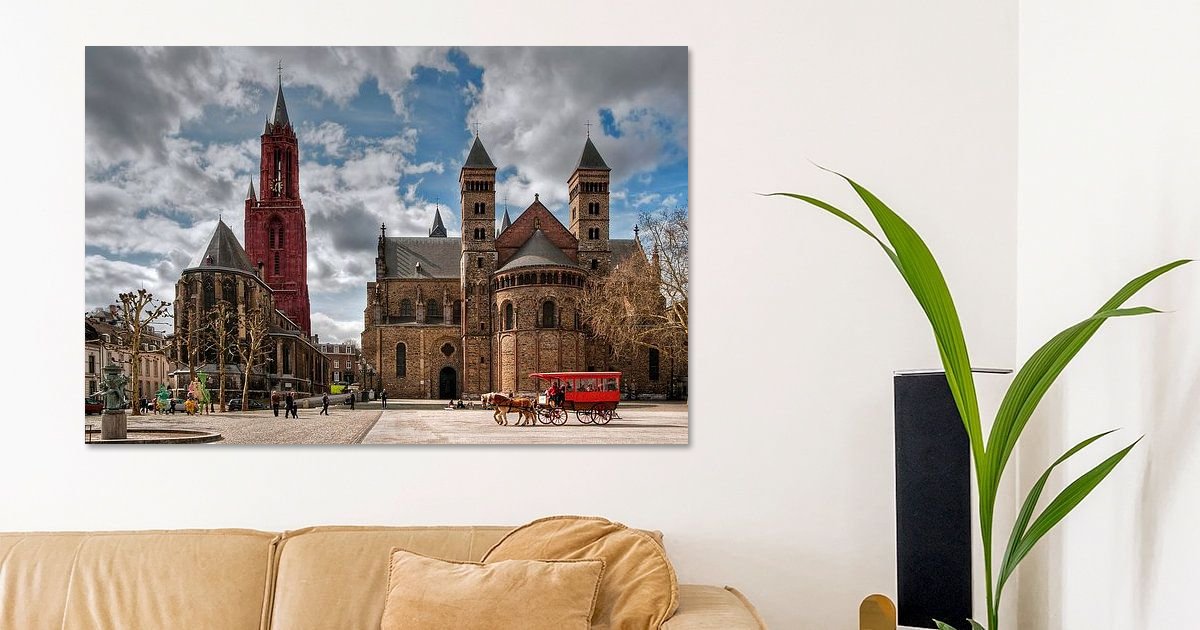 Het Vrijthof van Jack Tol op canvas, behang en meer