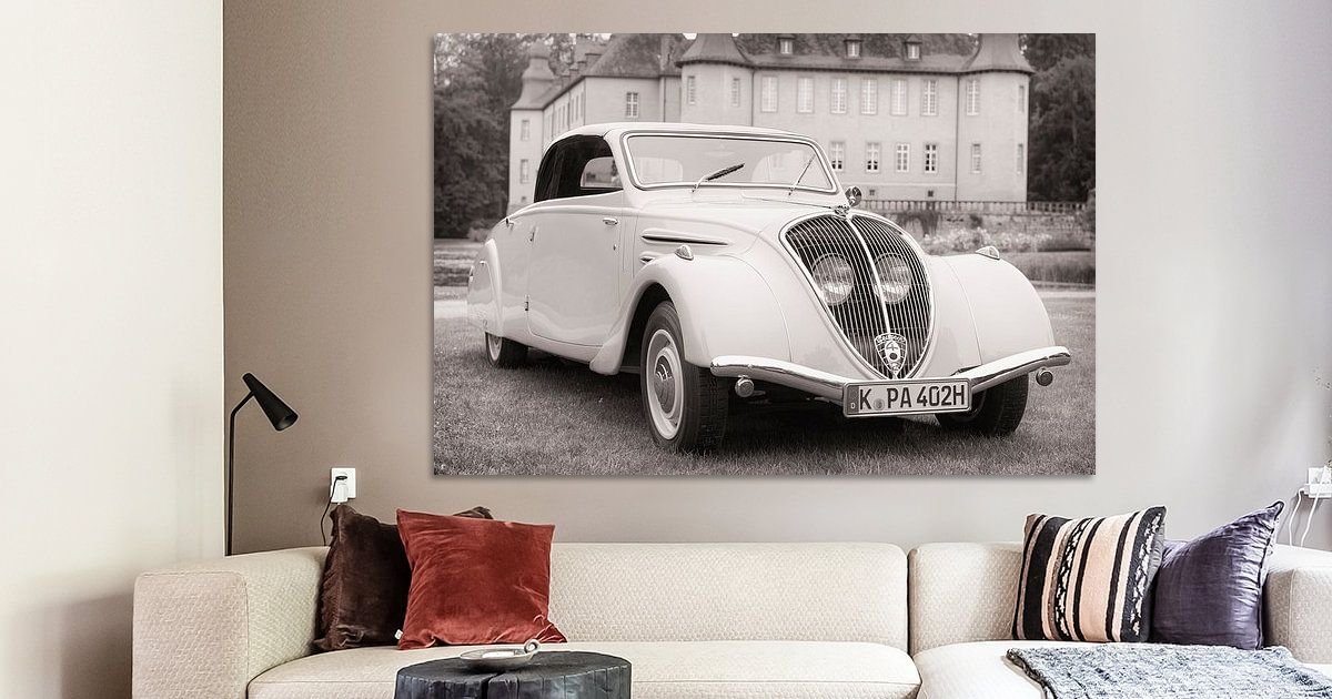 Peugeot 402 Eclipse 1934 classic convertible car by Sjoerd van der Wal ...