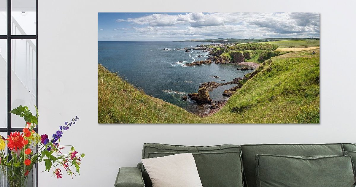 Panorama St Abbs Head in Scotland by Arja Schrijver Photography on ...