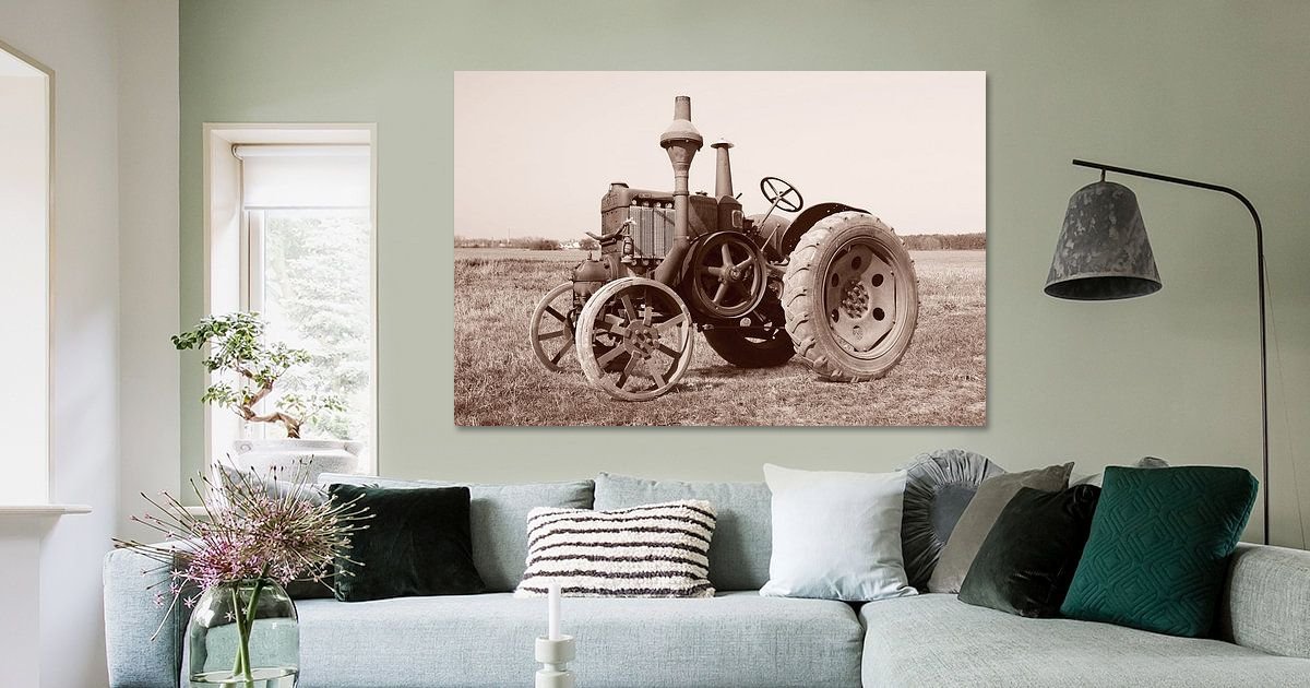 Lanz Bulldog HR 5 van Ingo Rasch op canvas, behang en meer