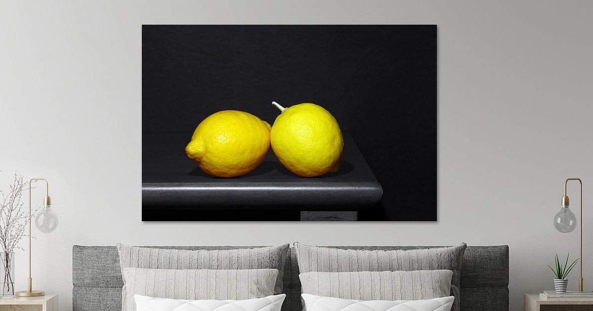 Citroen Duo van Gerhard Albicker op canvas, behang en meer