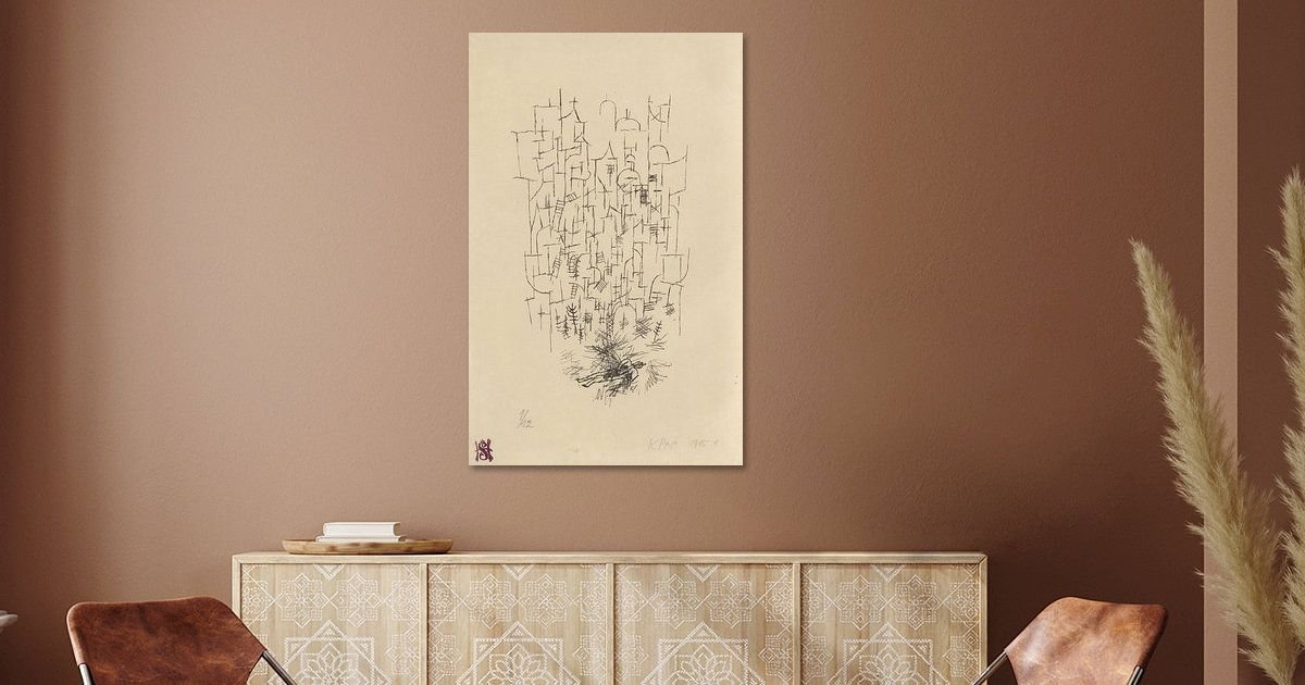 Der Tod für die Idee, Paul Klee ArtFrame, Leinwand, Poster und mehr ...