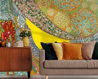 Splendour Of Summer van Mohamed Hamida op canvas, behang en meer