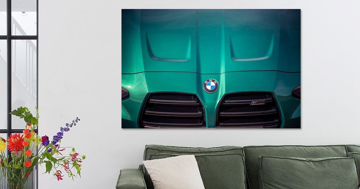 Imperfection is beautiful - BMW M3 van Sytse Dijkstra op canvas, behang ...