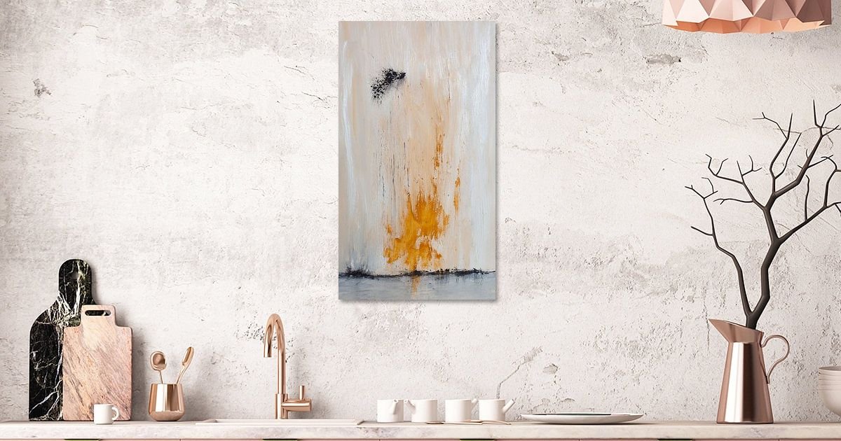 Modern Abstract Mensen denken, Sander Veen van Sander Veen op canvas ...