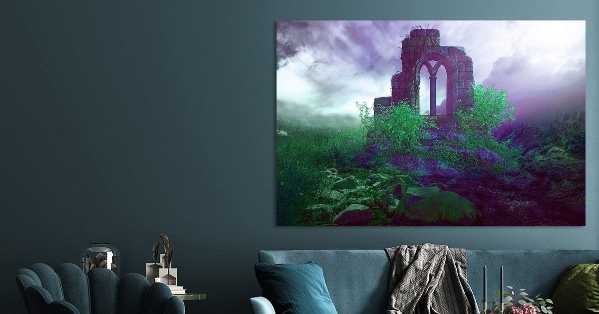 My City of Ruin. (Bruce Springsteen) van Moonheart Artworks op canvas ...