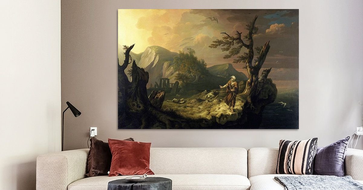 De Bard, Thomas Jones op canvas, behang, poster en meer