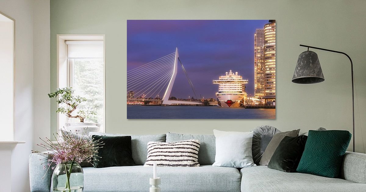 AidaPrima Rotterdam van Bob Vandenberg op canvas, behang en meer