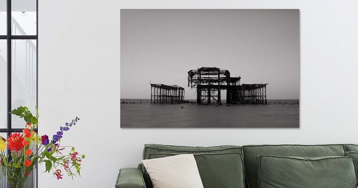 As a Lonely Leviathan... van Hans Kool op canvas, behang en meer