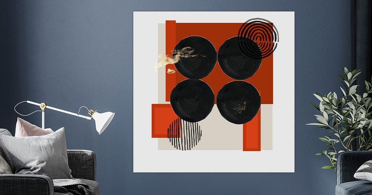 Fading Forms II, PI Studio van PI Creative Art op canvas, behang en meer